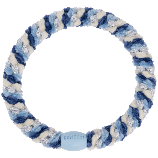 ELASTIQUE KKNEKKI MIX BLUE SILVER GLITTER